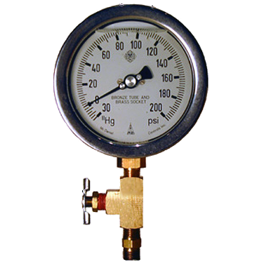 4″ Compound Gauge, 0.5% Accuracy Rated – HoseMonster